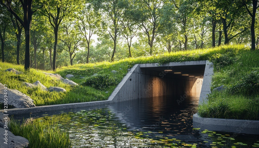 Underground stormwater vaults with modular tanks showcasing urban ...