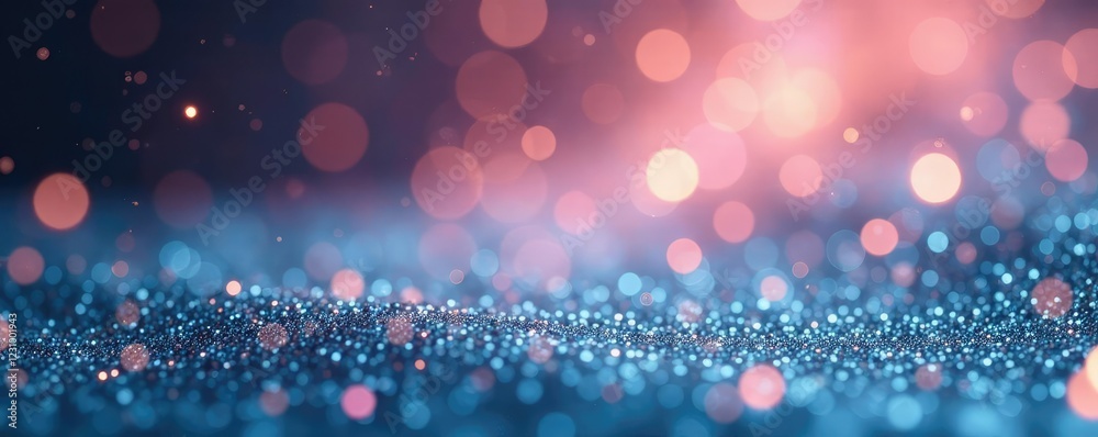 Silver glitter background with soft focus lights, subtle, glitter Stock ...