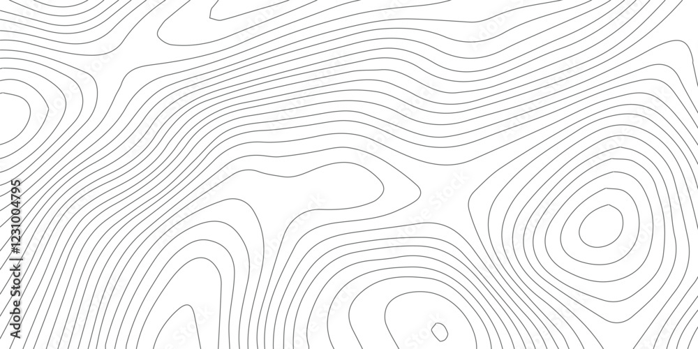 Abstract gray topography contour map background design .geometric black ...