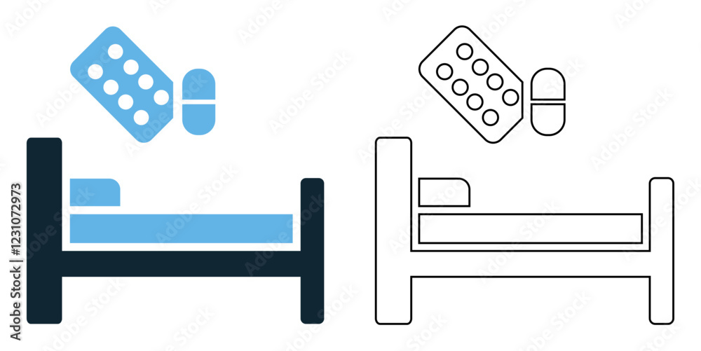 medical treatment icon vector, hospitals, clinics, first aid, emergency ...