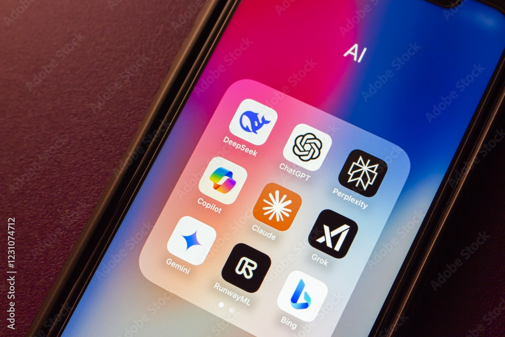 Mexico City, MEXICO - Jan 28 2025 : DeepSeek, ChatGPT, Perplexity ...