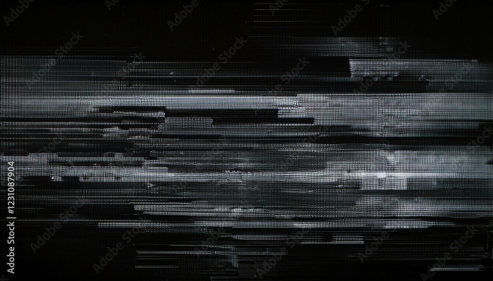 realistic tv video noise grain digital computer interference distortion ...