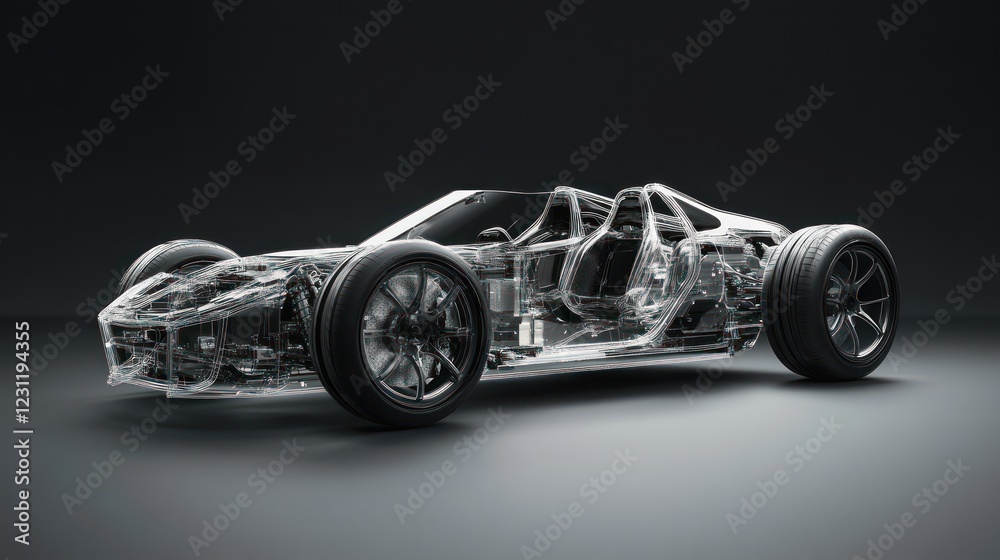 Next-gen sports cars with lightweight materials and high-performance ...
