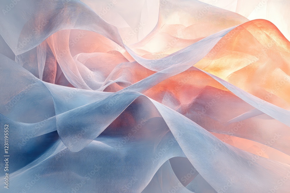 Layers of translucent shapes creating complex overlays, with a focus on ...