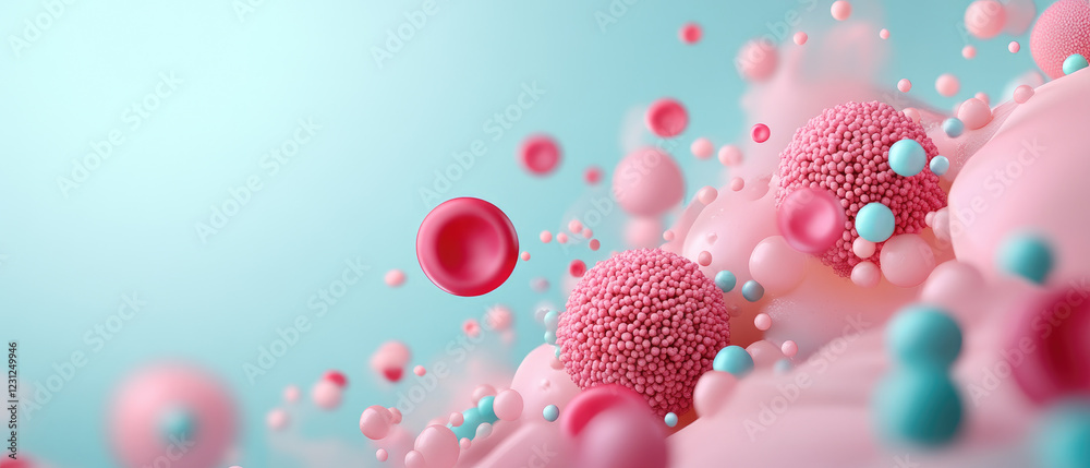 Visualizing blood clots platelets and fibrin in a blood vessel flat ...