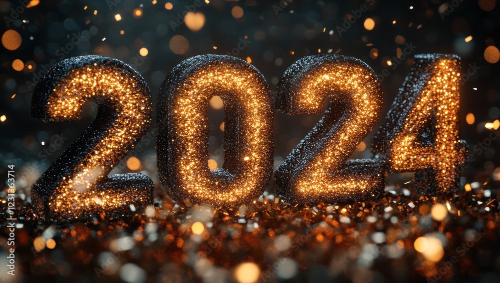 Graduation Celebration Class of 2025 Festive Design with 3D Typography ...