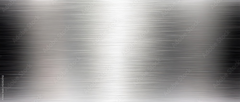 Smooth and Reflective Silver Metal Texture with Subtle Brush Strokes ...
