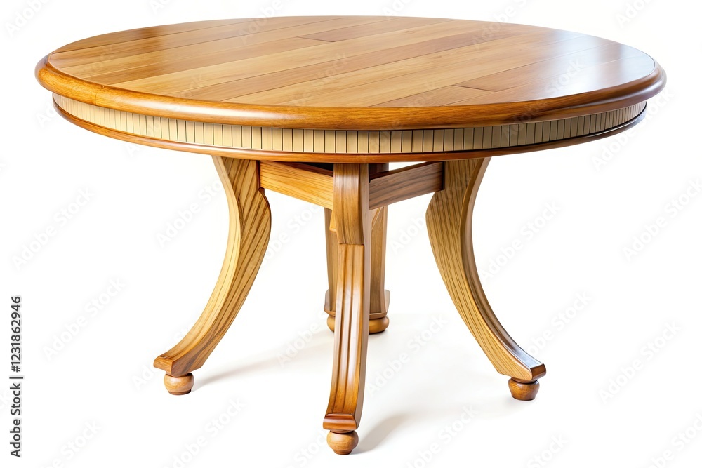 High-resolution, free downloadable PNG of a round, four-legged table ...
