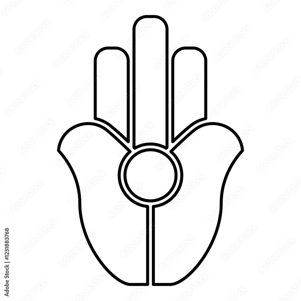 Symbol Natib Qadish Kappu palm Hamsa Levantian neo paganism neopaganism ...