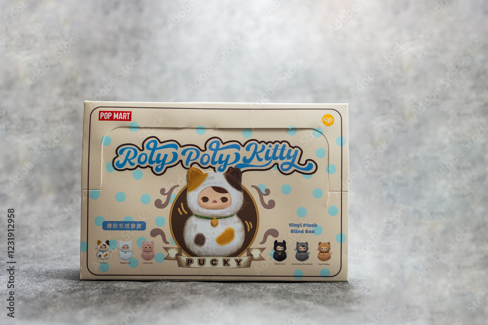 Bangkok, Thailand - January 31, 2025 : POP MART PUCKY Roly-Poly Kitty ...