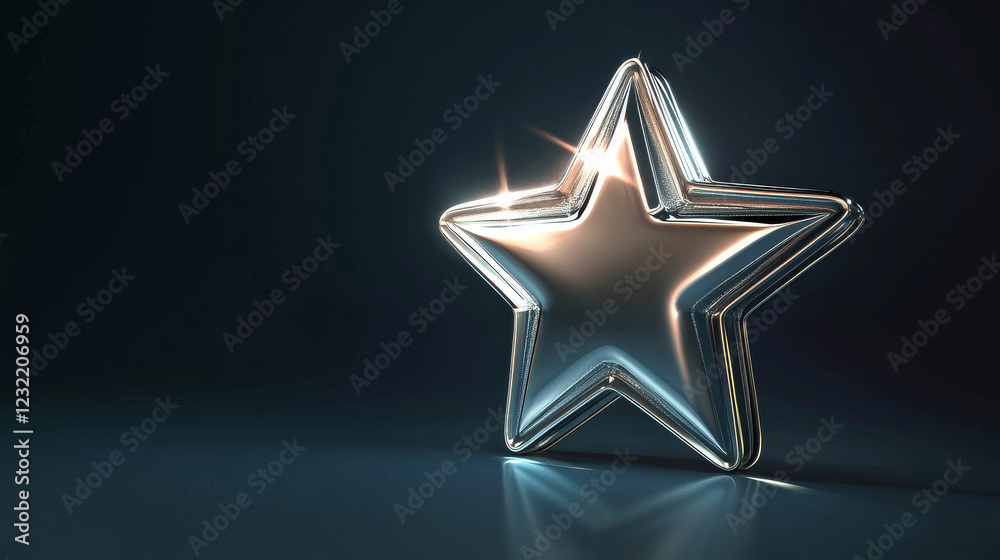 3d game silver star animation sprite. Bonus frame cartoon ui icon for ...