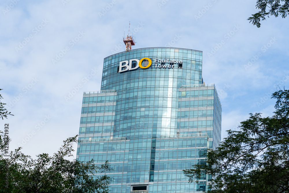 Manila, Philippines - January 31, 2025: BDO Equitable Tower in Makati ...