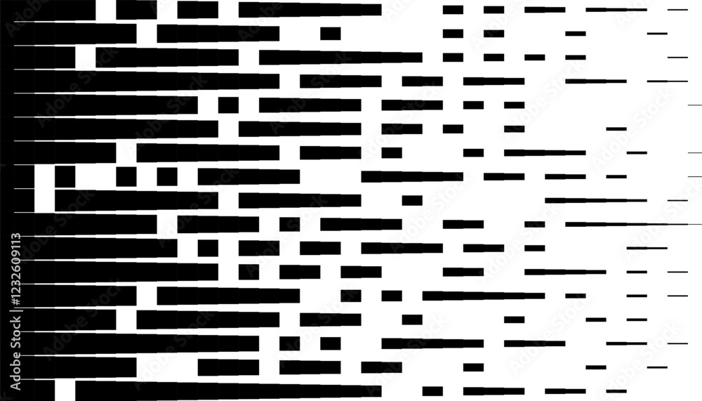 Black and white abstract transition pattern with stripes effect ...