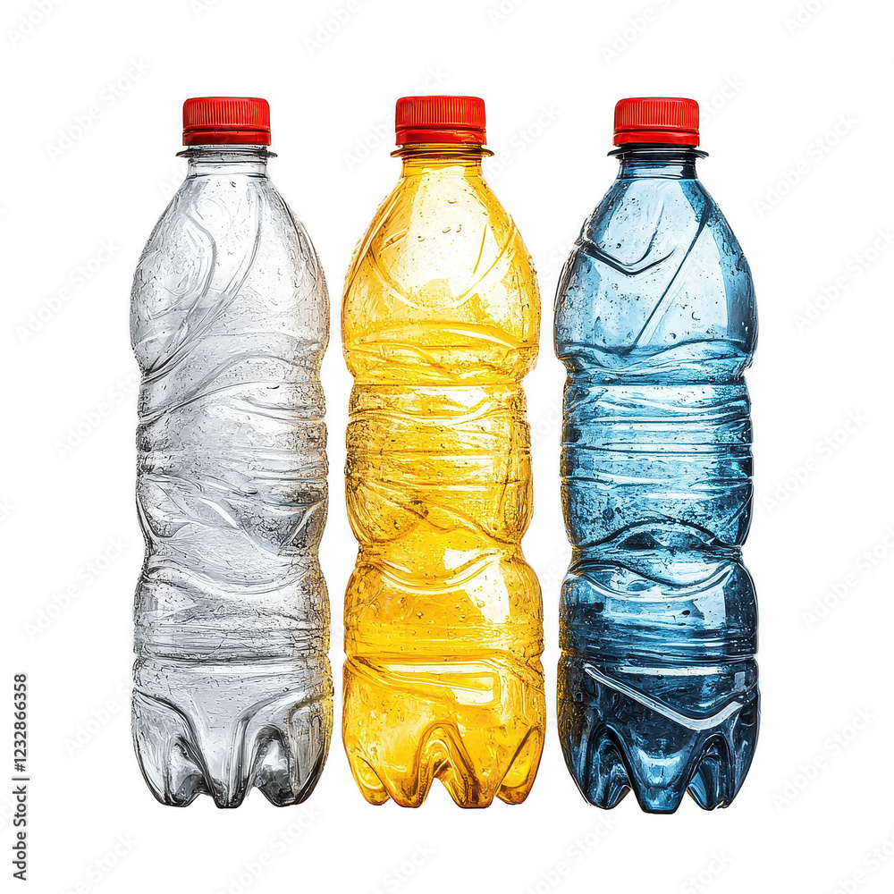 Plastic bottle trash recycle water waste garbage background pet empty ...