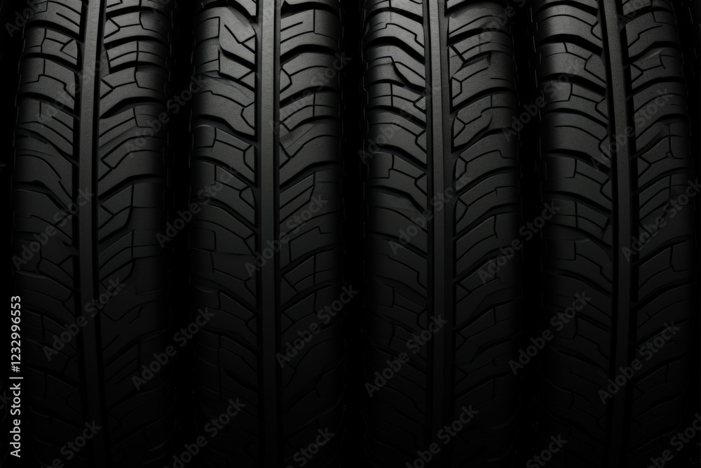 Guardian of Roads: A Tire Tread Font for Bold Lettering and Numerals on ...