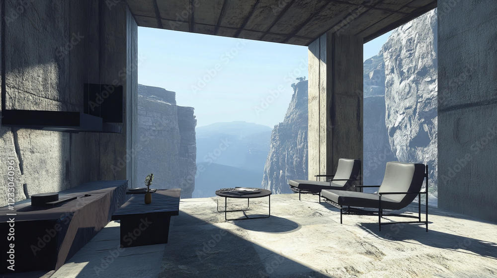 360 degree full panorama environment map of empty black room studio ...