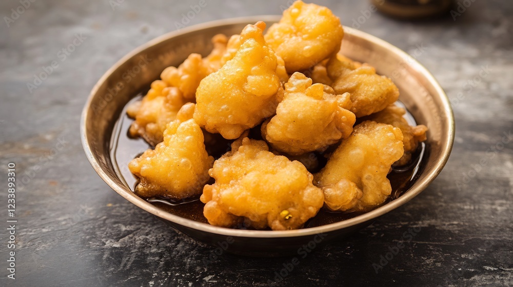 Classic Indian dessert made deepfried dough soaked in sugar syrup ...