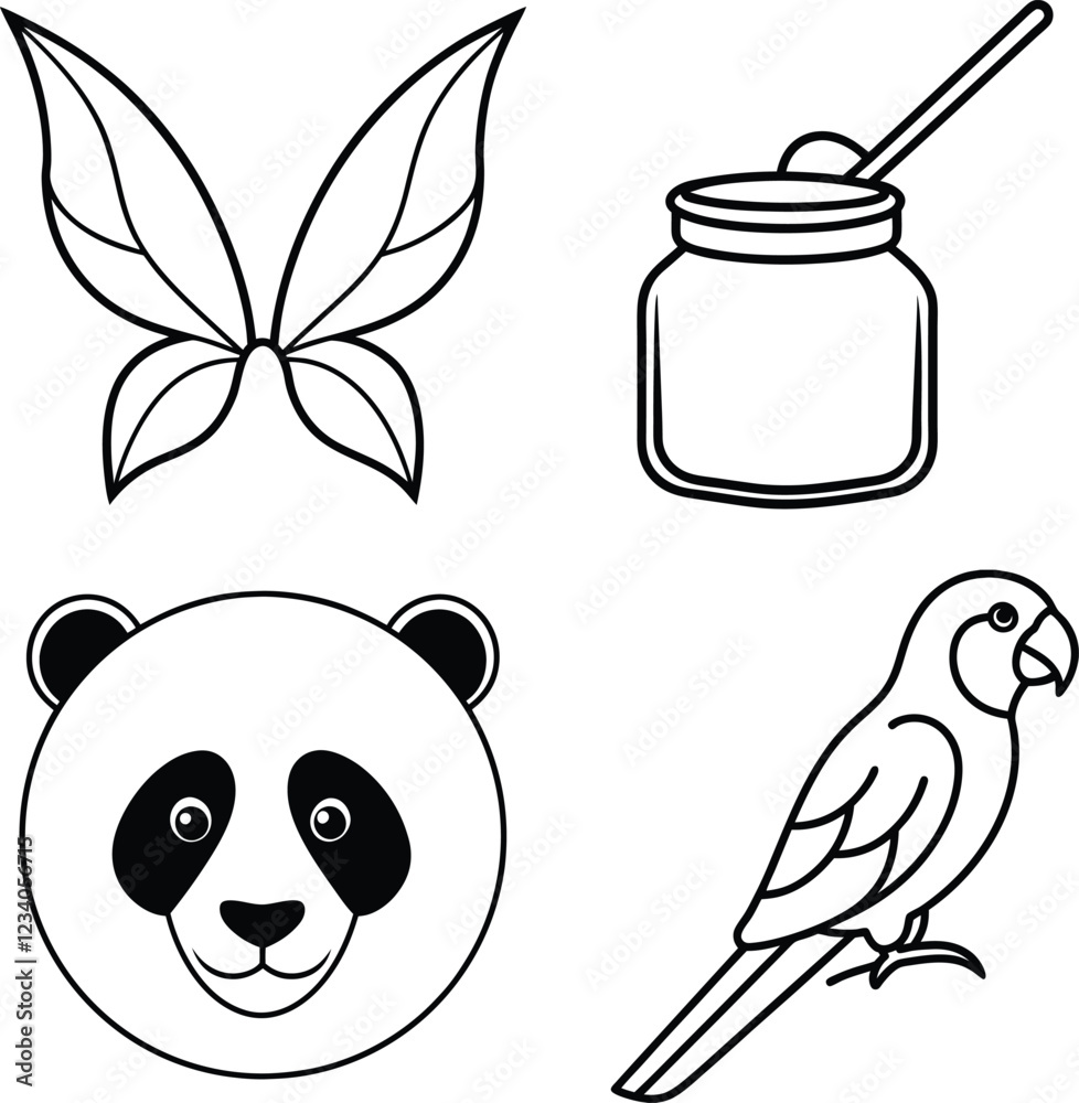 coloring page for kids. Simple scene illustration for kids .coloring ...