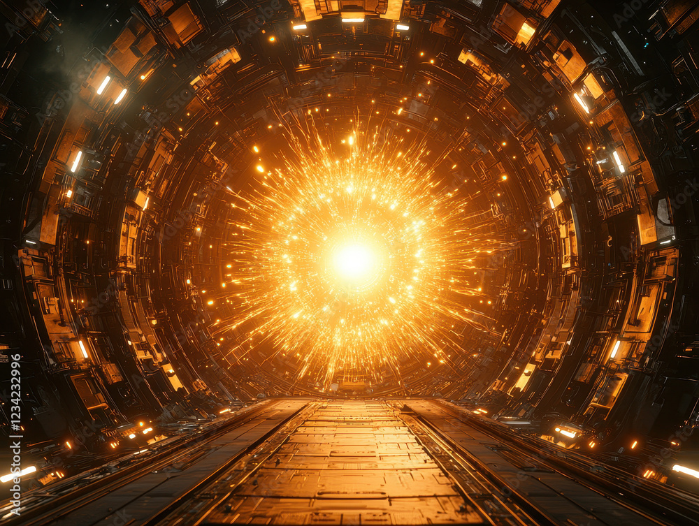 High-energy particle collider experiment generates dark matter with a ...