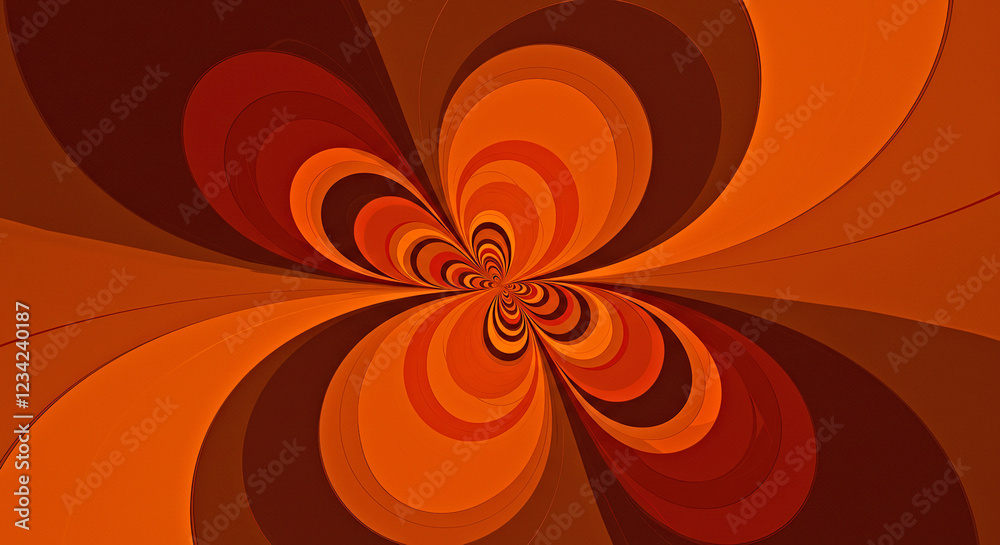 Soul music inspired psychedelic swirls background-illustration,a ...