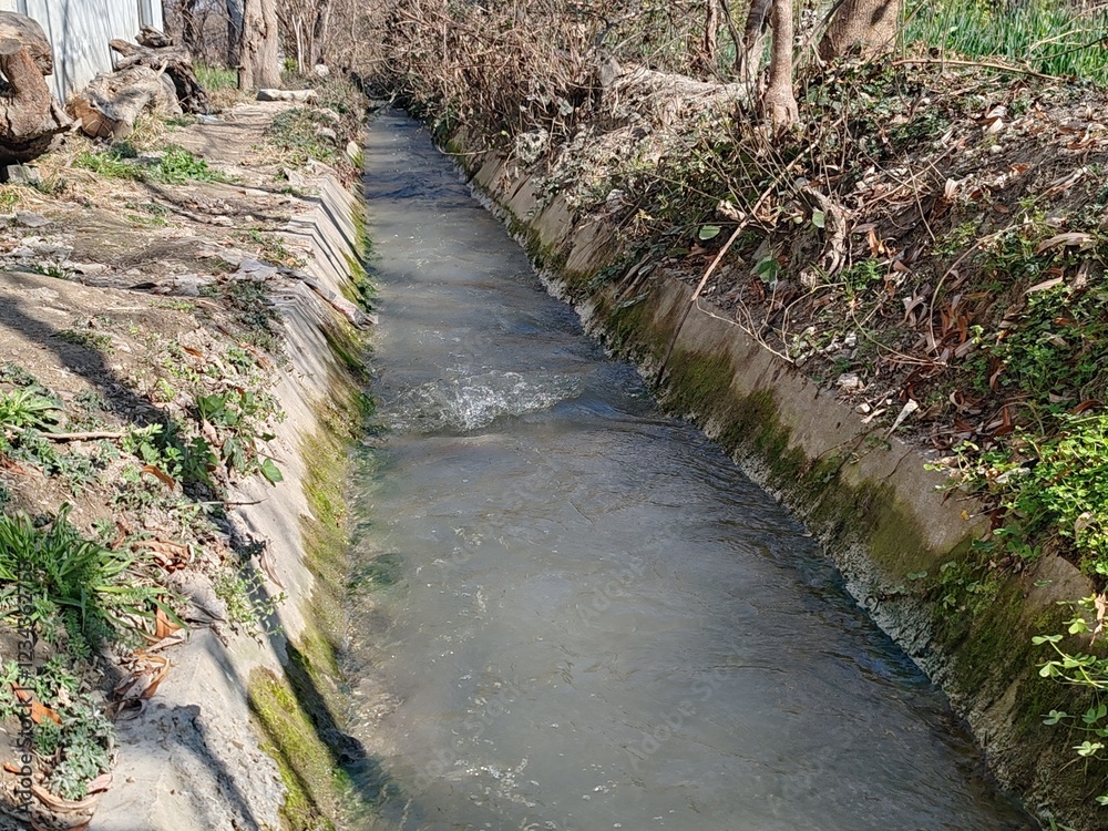 Irrigation Channel's or Baseline Water Path System, Water Cannal for ...
