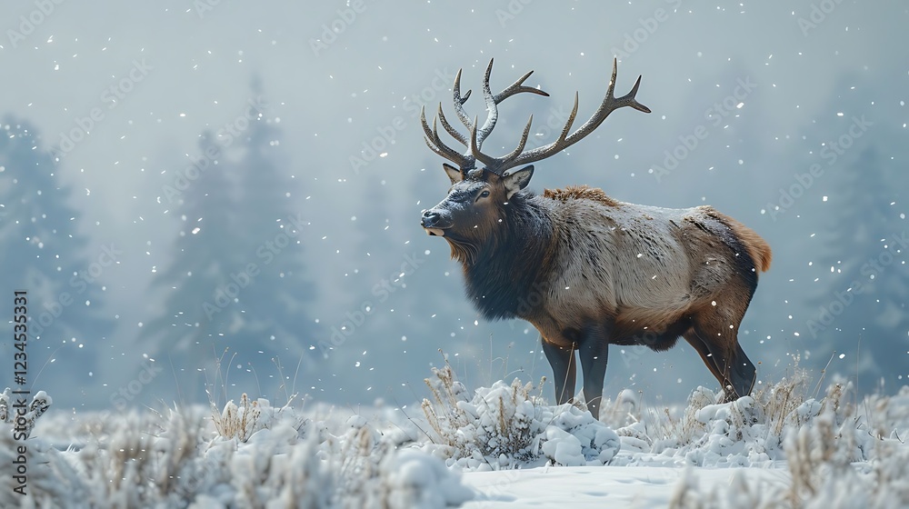 The Irish Elk, also known as Megaloceros, was a giant deer species that ...