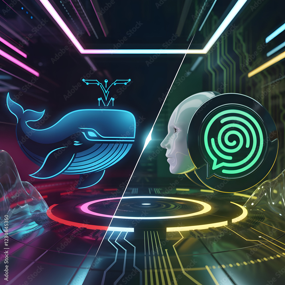 OpenAI ChatGPT VS DeepSeek, two powerful artificial intelligence deepseek and open ai chatgpt ...