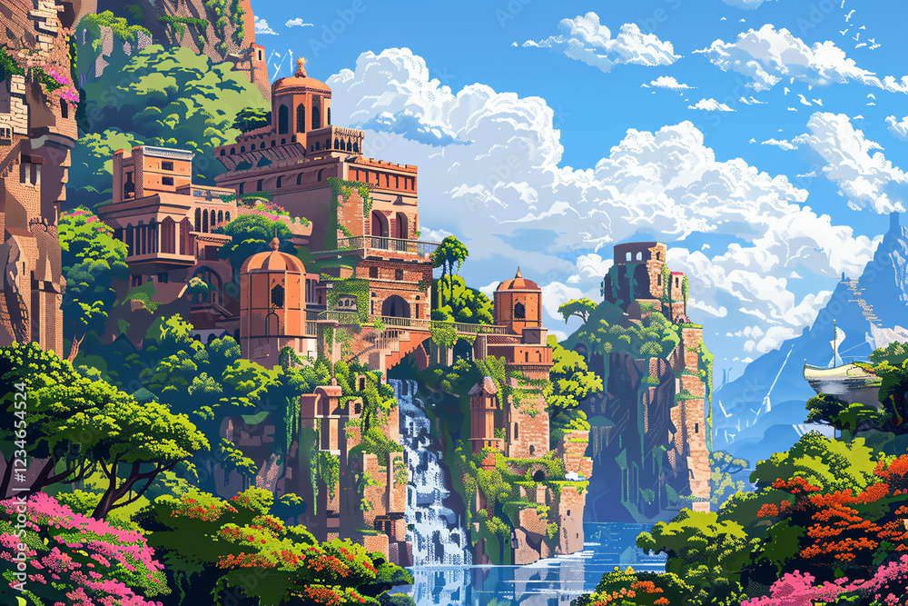 Capture the essence of surrealism by merging unexpected camera angles ...