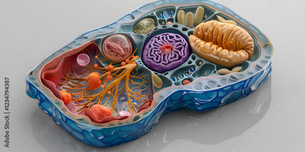 human cell, ,cell structure, mitochondria nucleus cell biology ...