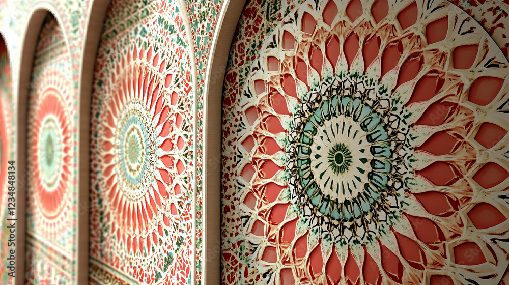 intricate moroccan zellige tile patterns featuring islamic geometric ...