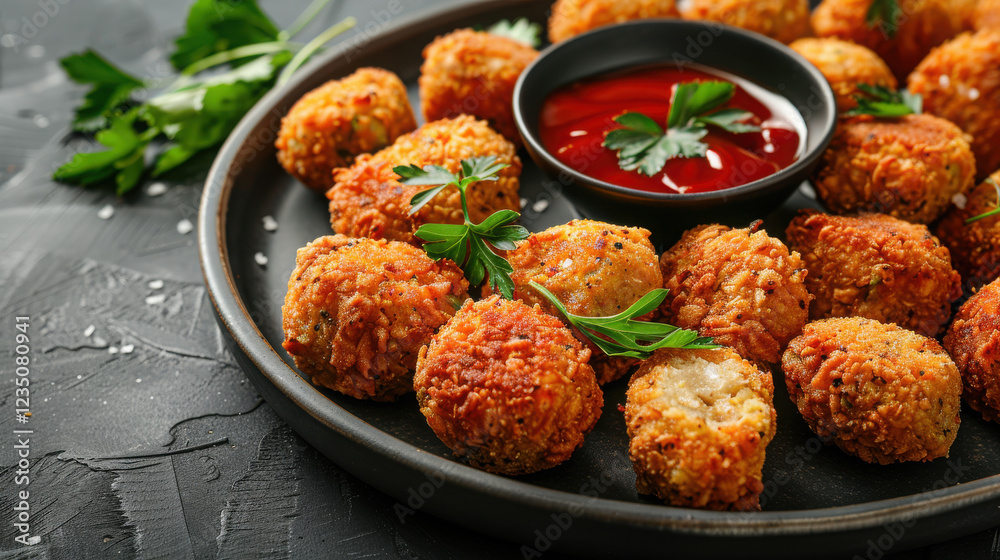 Golden turmeric naglets on a tray, bright colors, 4K quality ...