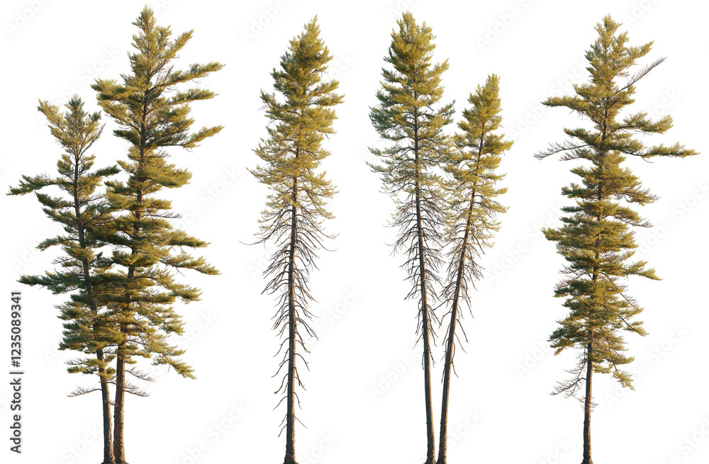 Pinus mariana pine\picea tree isolated png on a transparent background ...