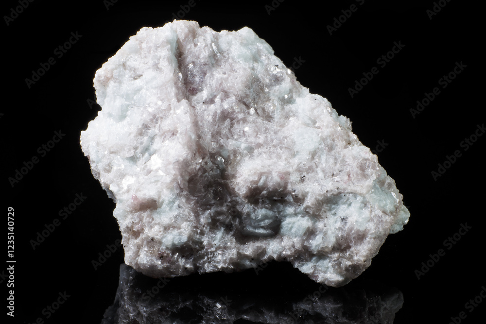 Lepidolite is a layered mineral, a sheet-structured silicate of the ...