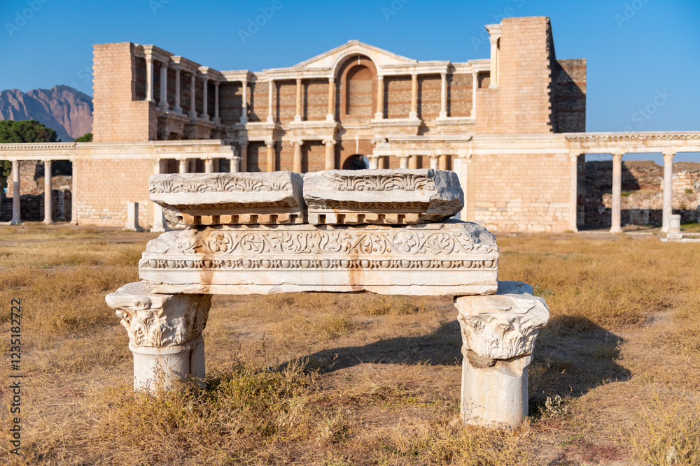 Sardis was the capital of the flourishing Lydian kingdom of the 7th ...