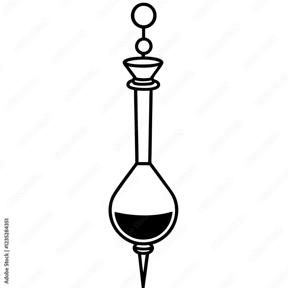Burette Laboratory Research Vector Illustration – Clipart, Cartoons ...