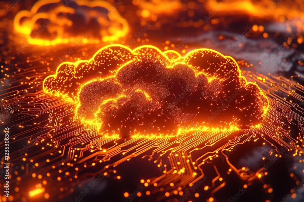 Exploring Cloud Computing: Data Storage and Network Infrastructure on Circuit Boards with ...