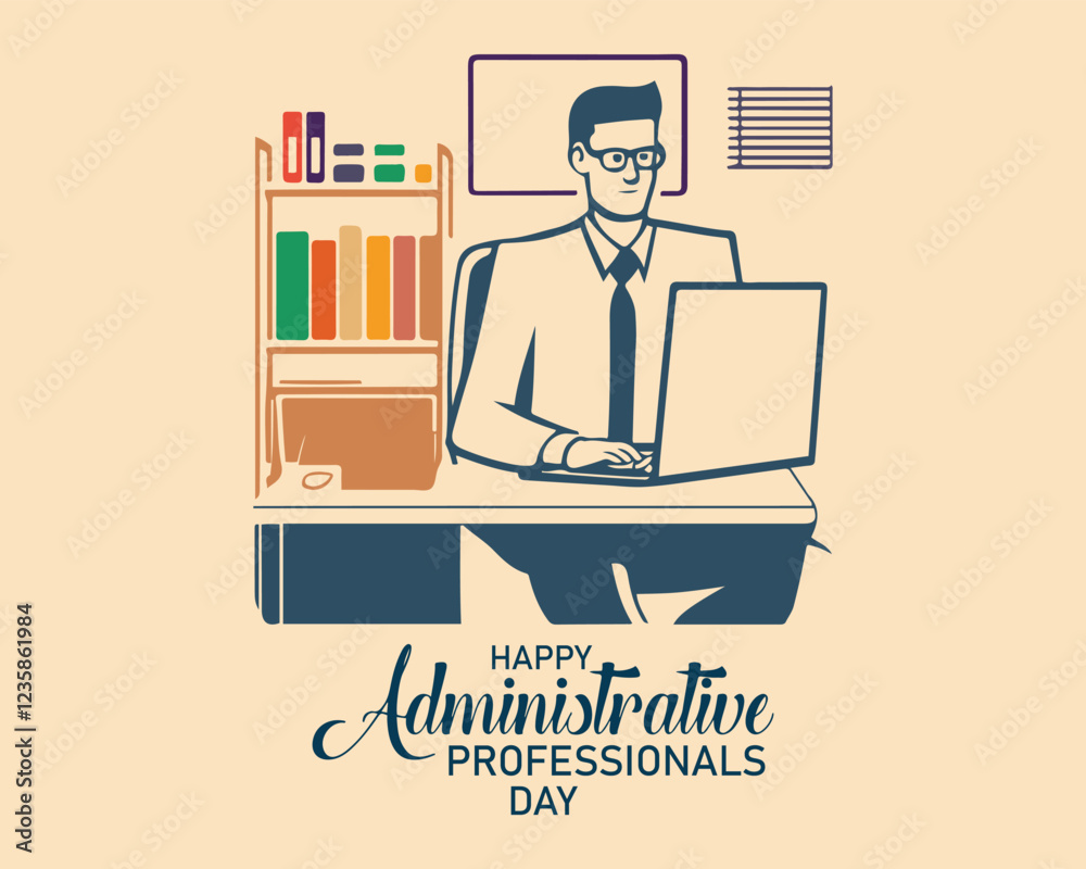 Administrative Professionals Day, Secretaries Day or Admin Day. Holiday ...