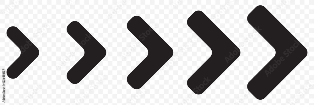 Horizontal swipe gesture icon Vector logo outline. Swipe icon set ...