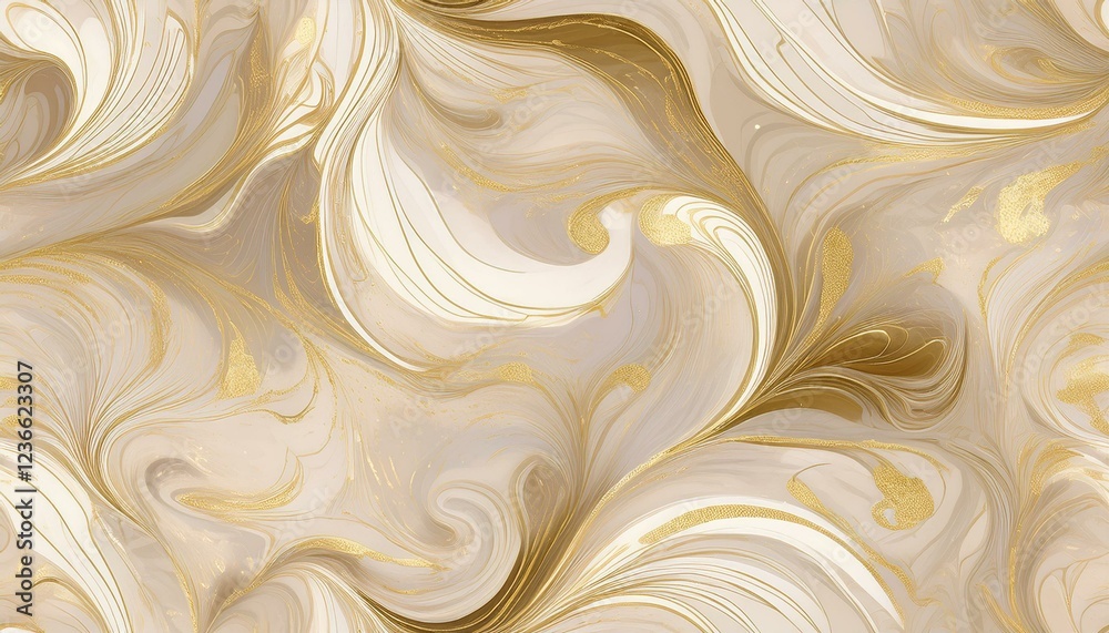 beige seamless pattern with marbling effect applicable for fabric print ...