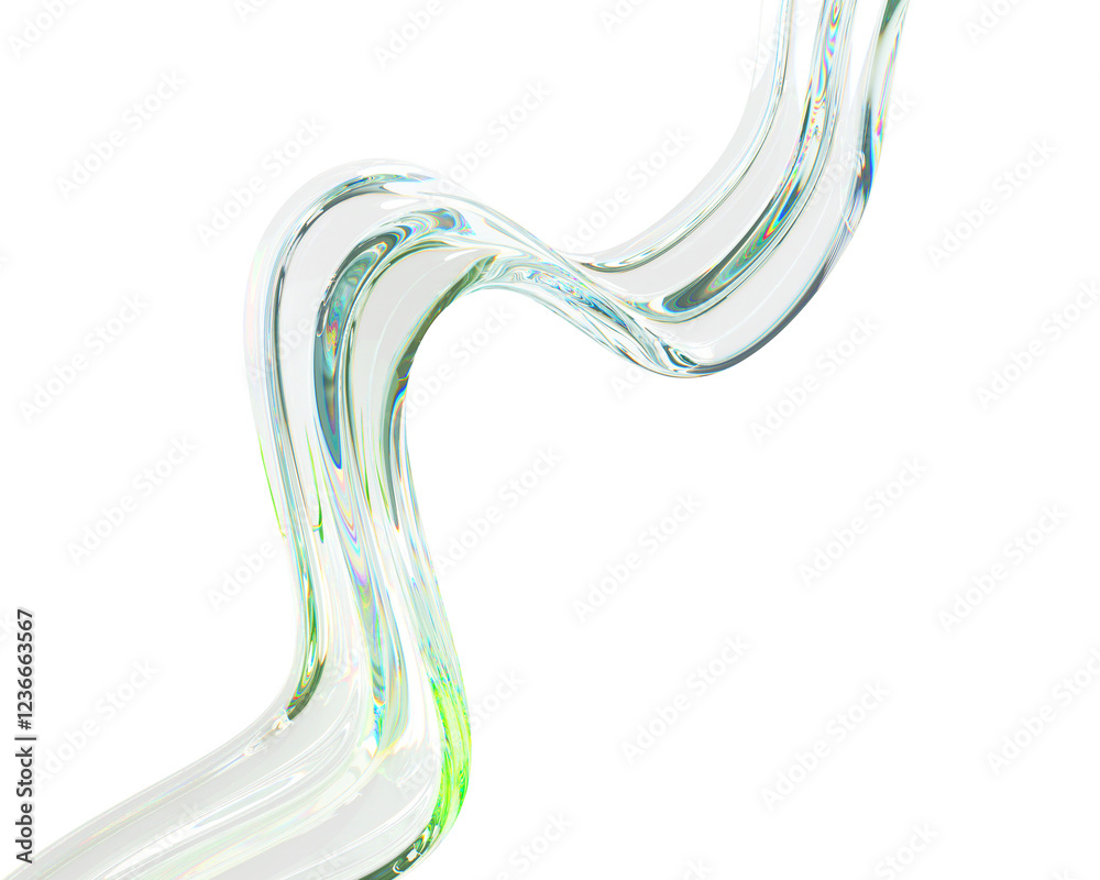 3d water splash isolated on transparent background png render. Abstract ...