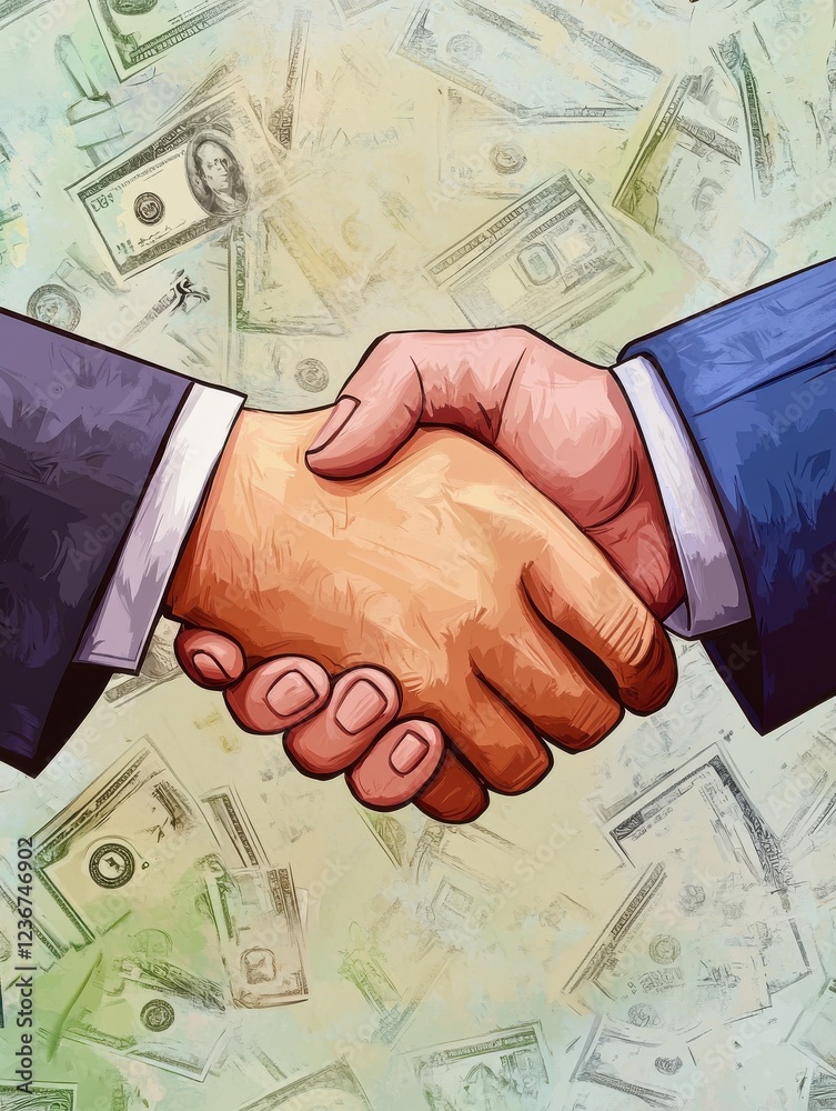 B2b strategy. Commercial transaction. Partner agreement, partnership ...