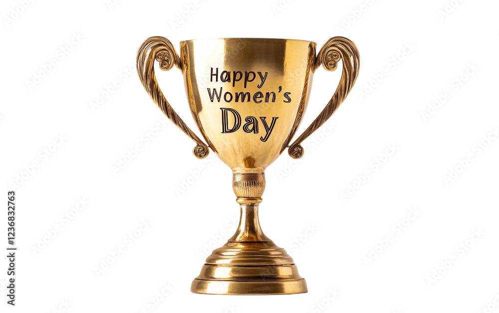Prestigious golden award commemorating Women's Day, highlighting ...