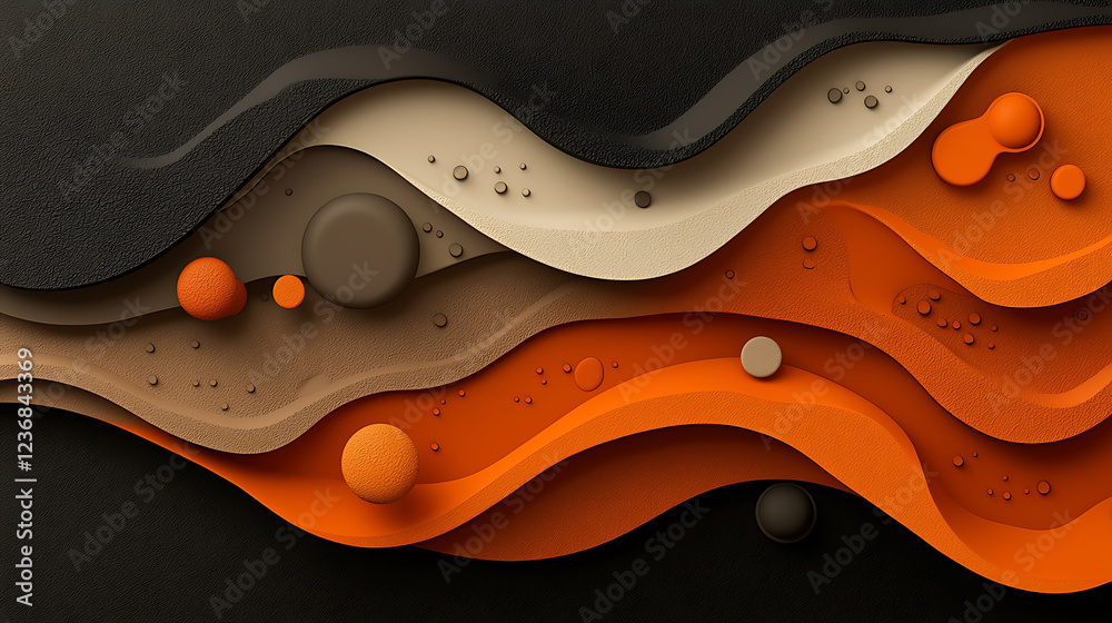 Dynamic rainfall density map visualization abstract organic shapes ...