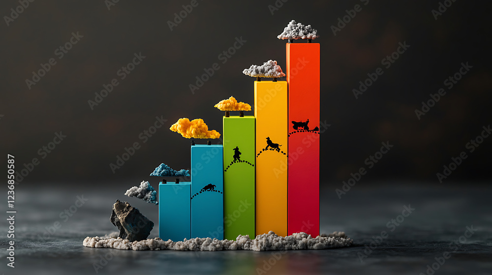 Impact of natural disasters stacked bar chart visualization analysis of ...