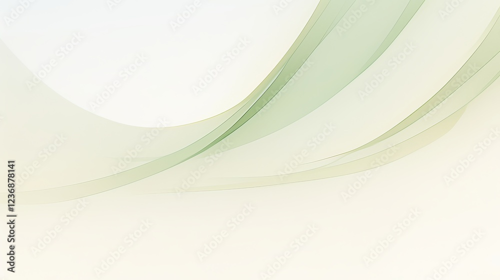 Soft pastel green gradient background with a seamless transition from ...