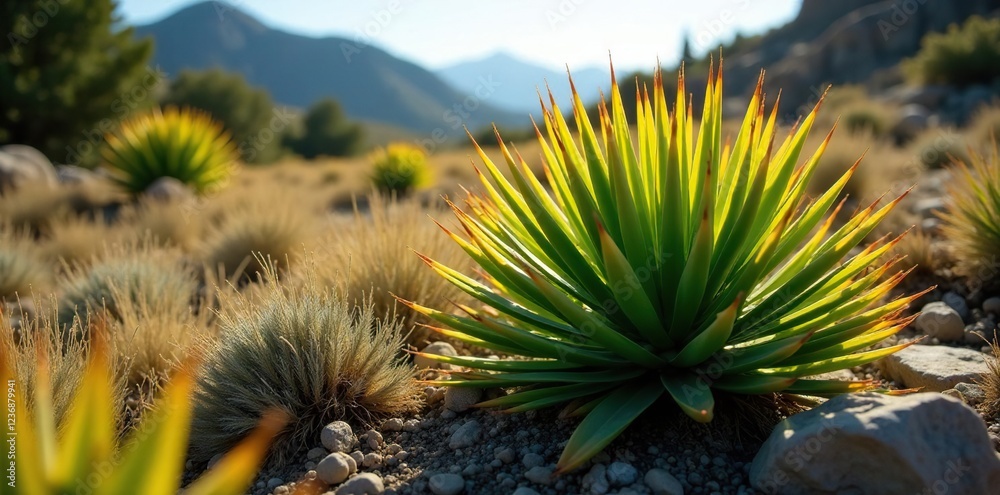 Yucca Brevifolia leaves linear glabrous distal cuspidate proximal ...