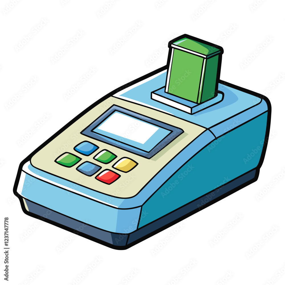 Spectrophotometer Laboratory Research Vector Illustration | Clipart ...