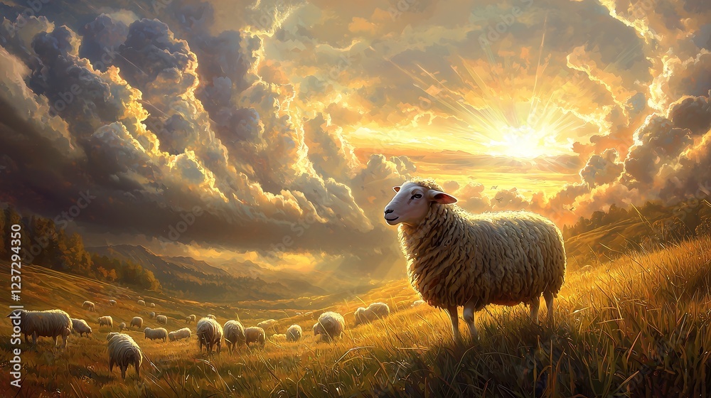 O Bom Pastor: Jesus Resgatando a Ovelha Perdida; The Good Shepherd ...