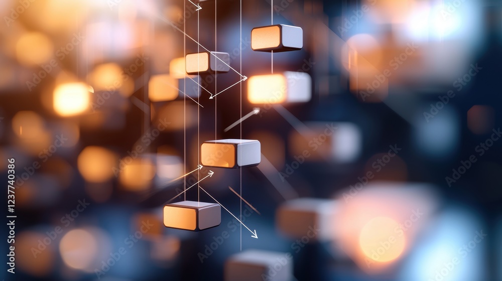 Management Flowchart and Diagram Complex flowchart diagram displayed on ...