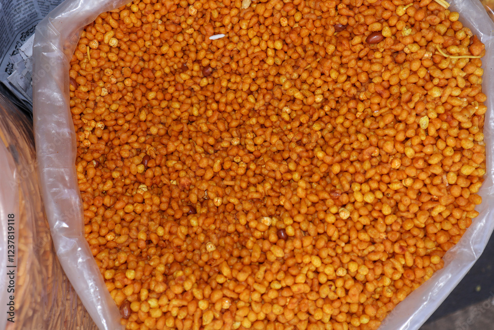 Popular Indian snack savory Masala boondi, mixture, sev, haldiram ...